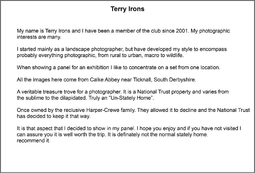 Terry Irons